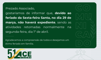 Informação Importante: Expediente durante o Feriado da Sexta-feira ...